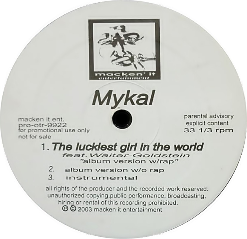 Mykal Feat. Walter Goldstein – The Luckiest Girl In The World – Three ...